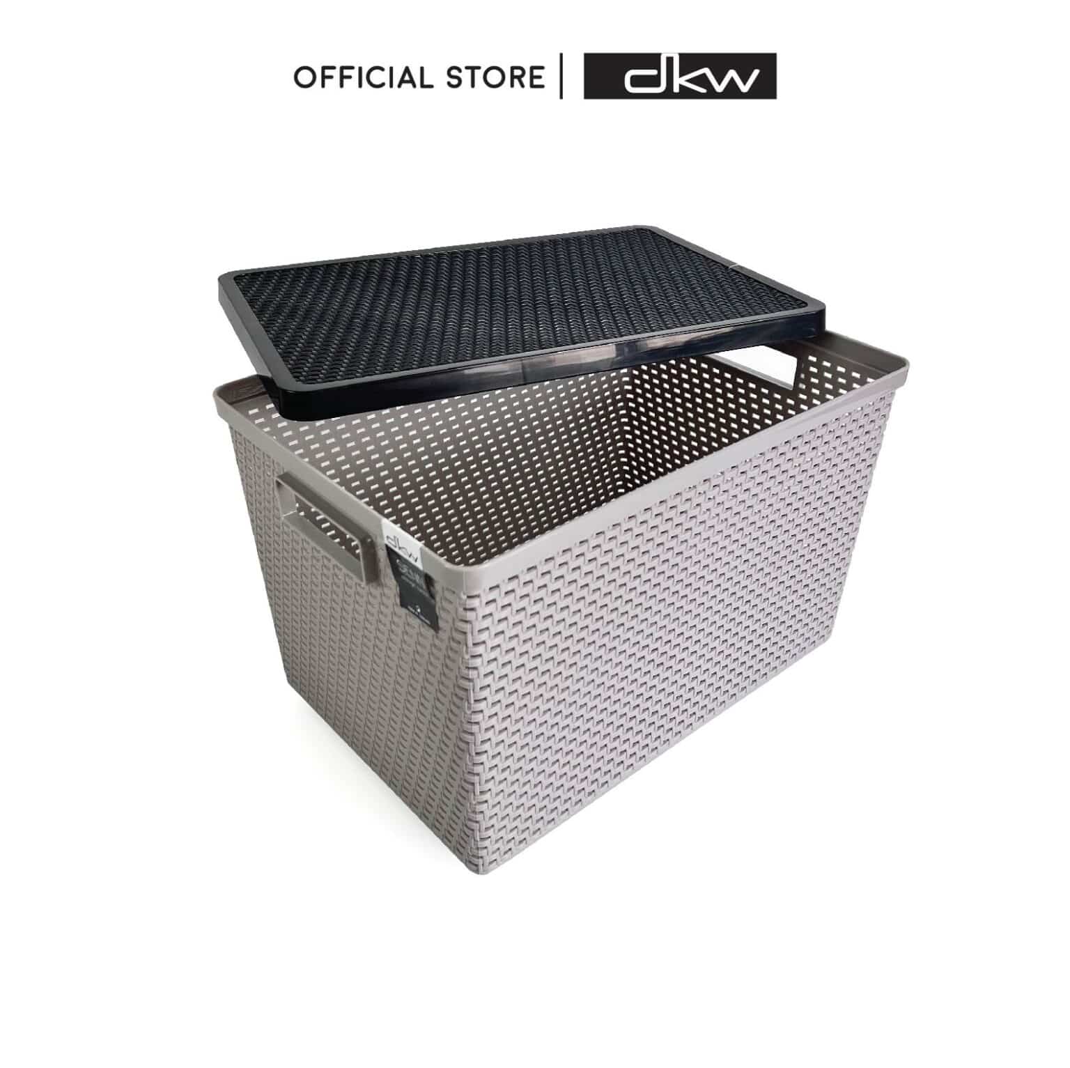 HH-2097L (Size XL) ตะกร้าอเนกประสงค์ มีฝาปิด SENN Multi-Purpose Basket ...